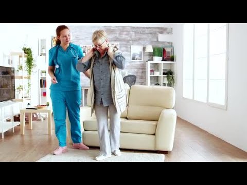 Nurse Dressing Patient Stock Video - YouTube