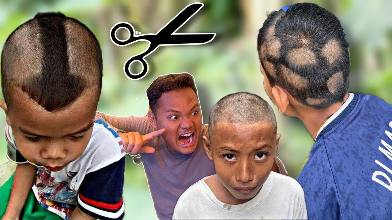 Prank botakin rambut bocil sampe Emak Nya datang kerumah marah marah 🗿 ...