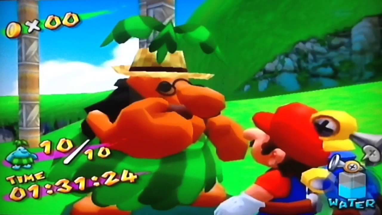 Super Mario Sunshine - Pianta Village - All 11 Shine Sprites - YouTube