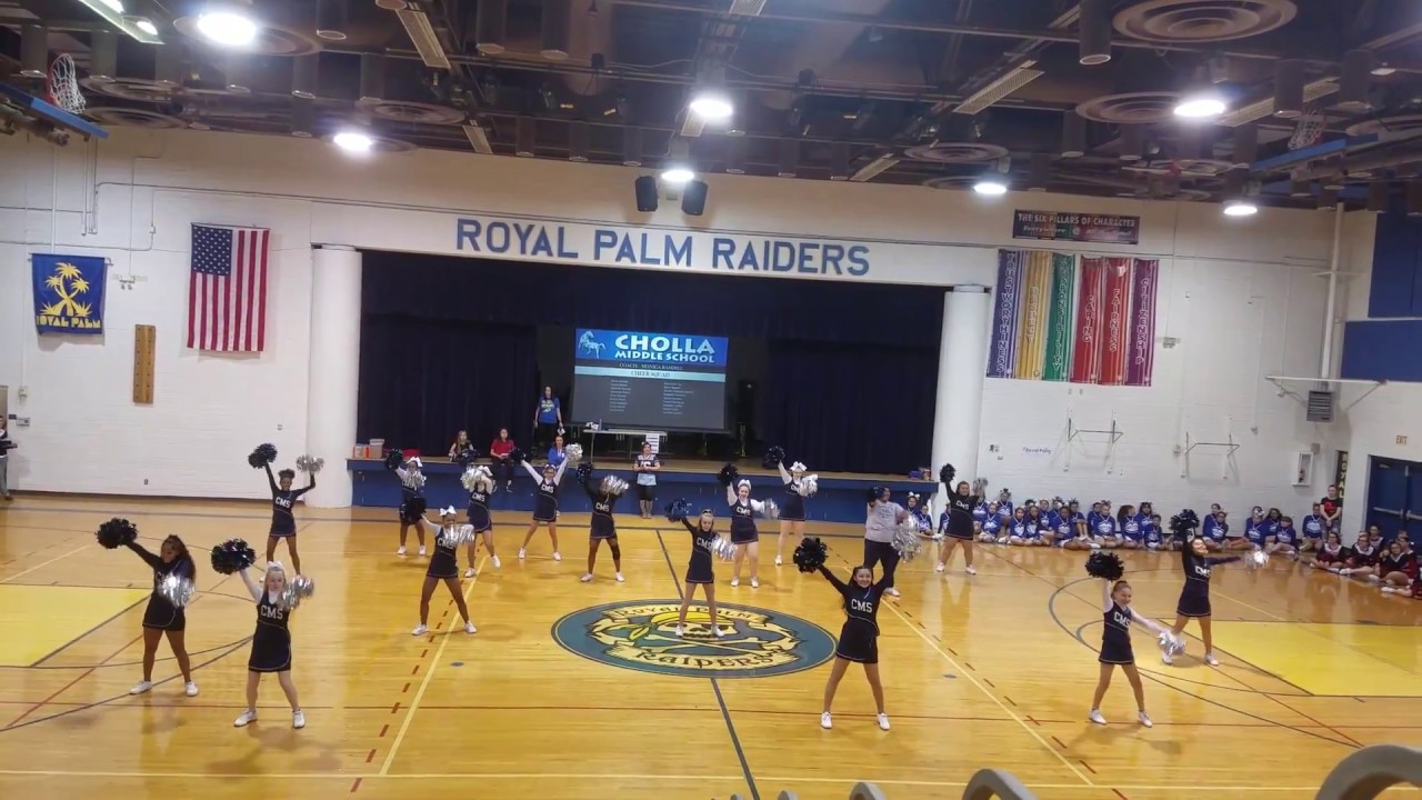 Cholla Chargers Cheer Event 2017 - YouTube