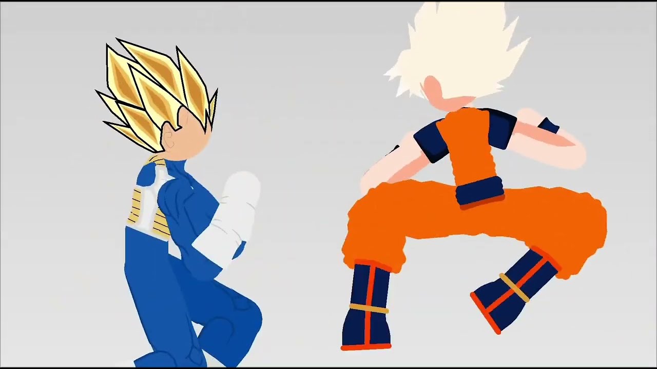 Goku vs Vegeta |STICK NODES| animation - YouTube