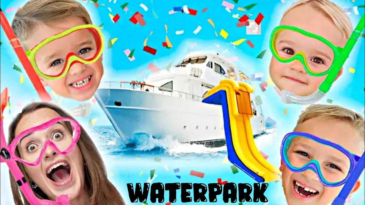 Vlad And Niki Waterpark Cartoon | Vlad And Niki Hindi | EXOR YTF - YouTube