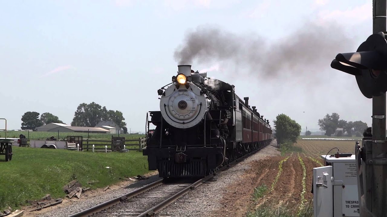 Strasburg Railroad #90 Steam Engine - YouTube