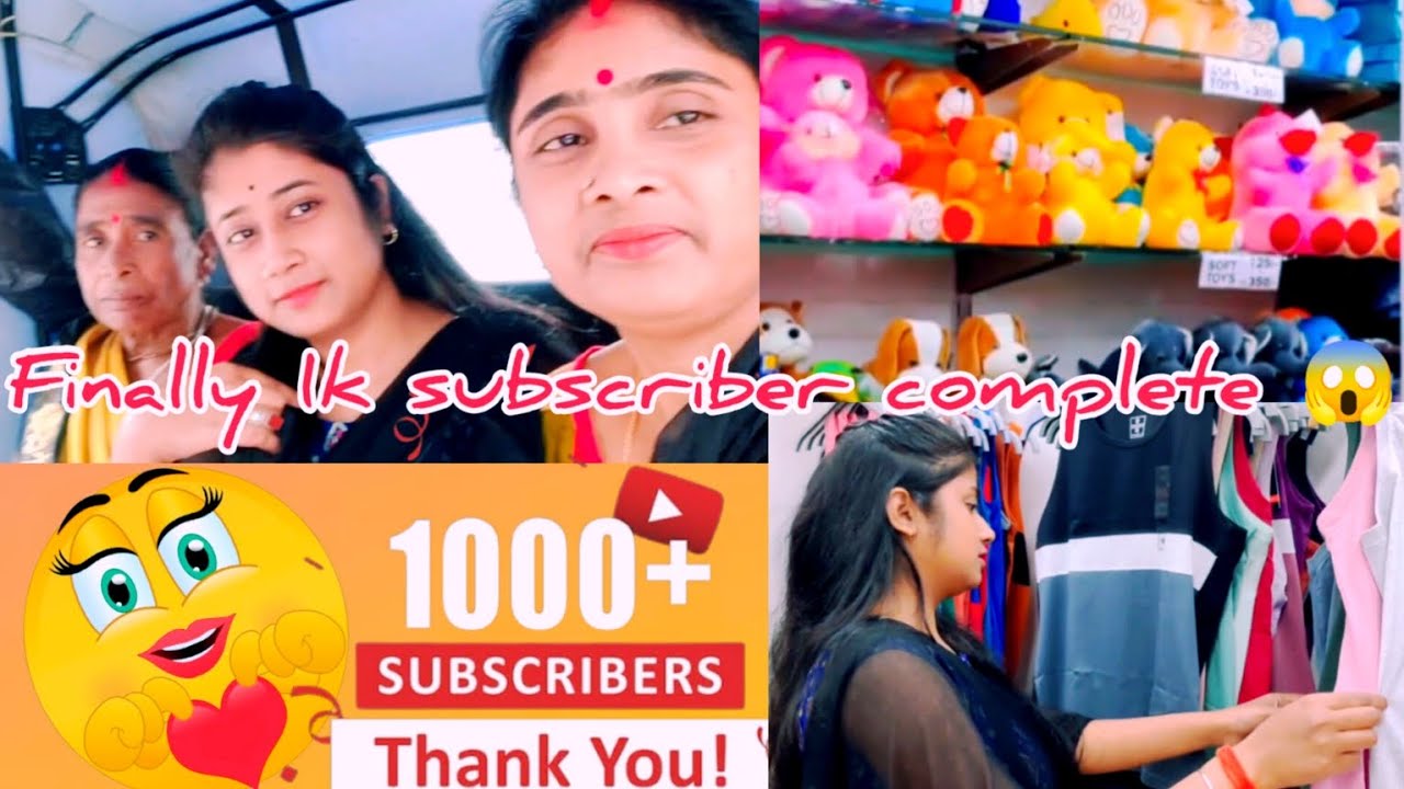 Finally 1k subscriber complete 😱 // 1k subscribe 😍 #1kcompleted #youtube #vlogvideo #viralvlogs ...