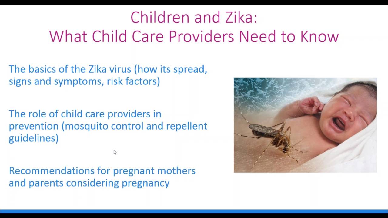 Children and Zika: What Child Care Providers Need to Know - YouTube