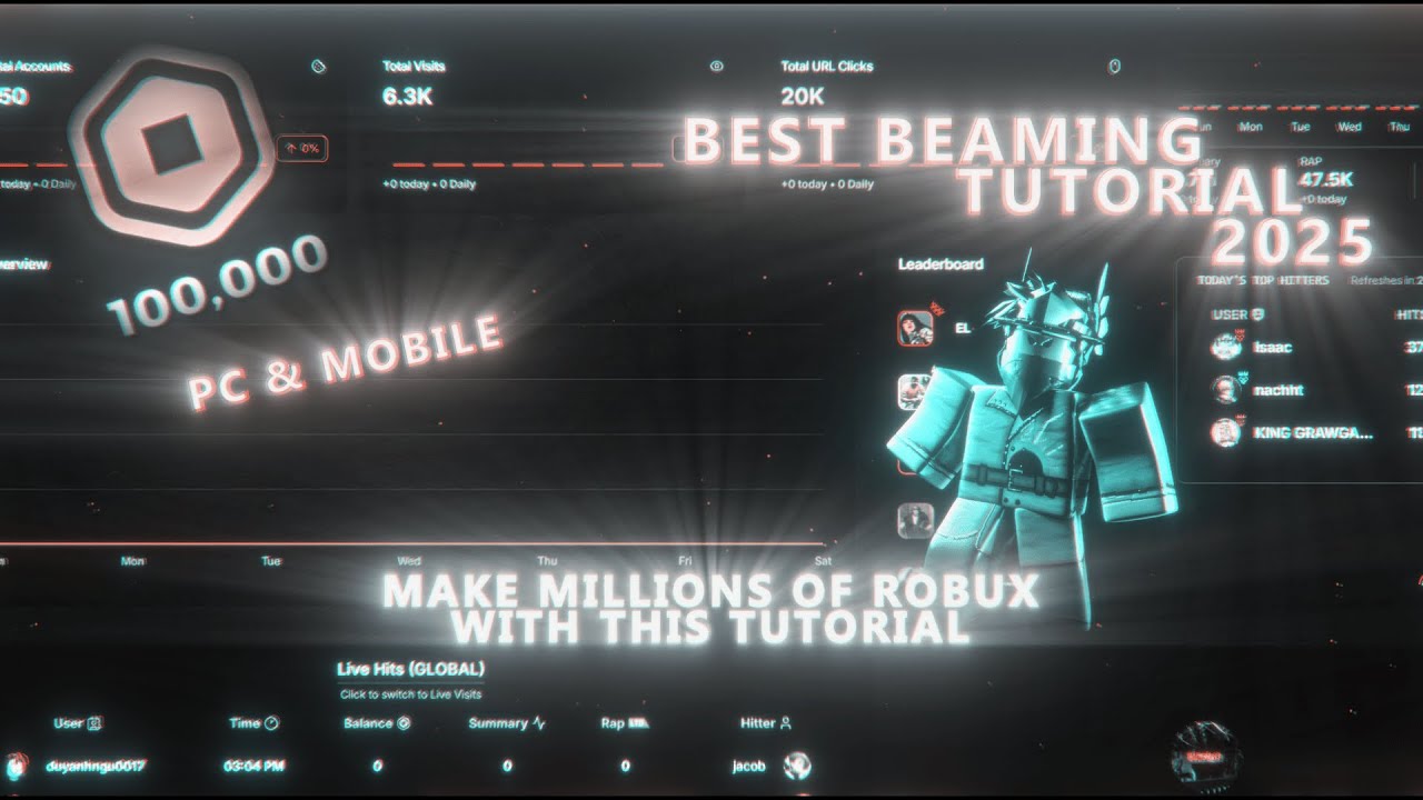 BEST ROBLOX BEAMING GUIDE 2025 / PC & MOBILE / GET ANY ACCOUNT - YouTube