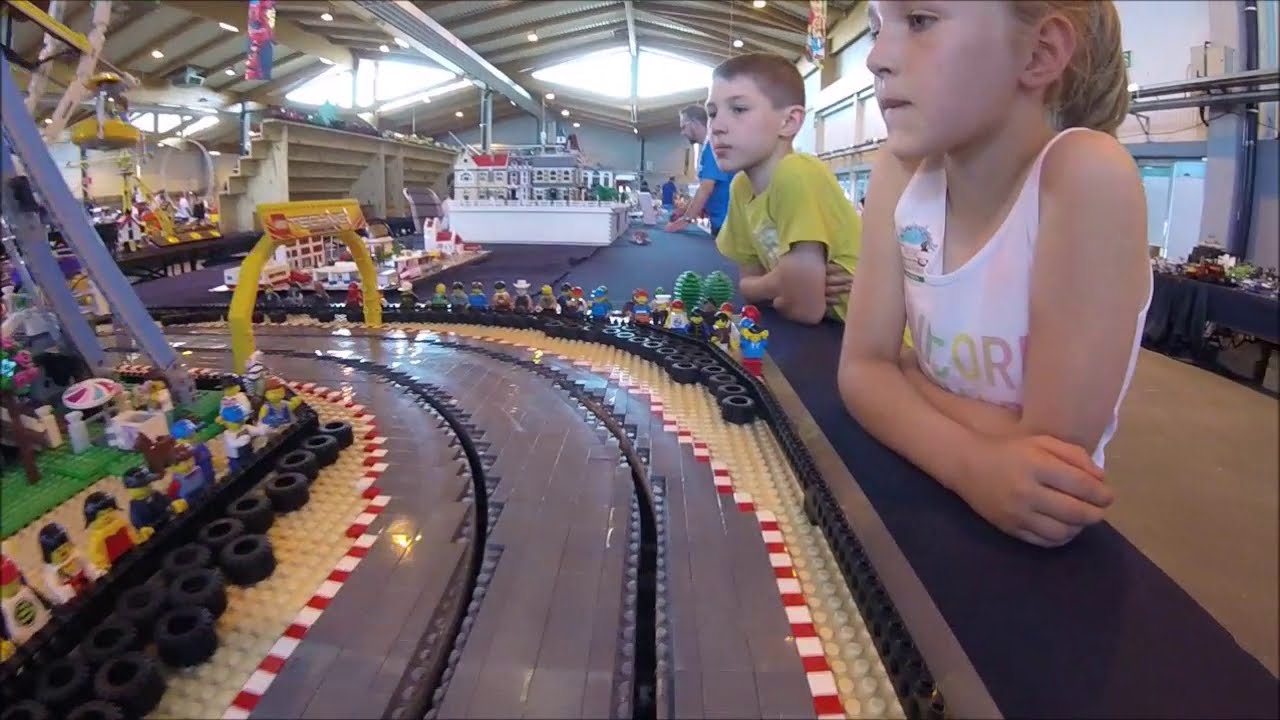 POV Ride On Motorized LEGO Race Track - YouTube