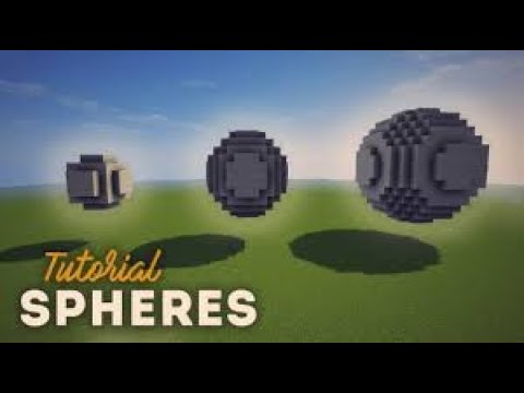 How to Build a Sphere |Minecraft| bedrock edition - YouTube