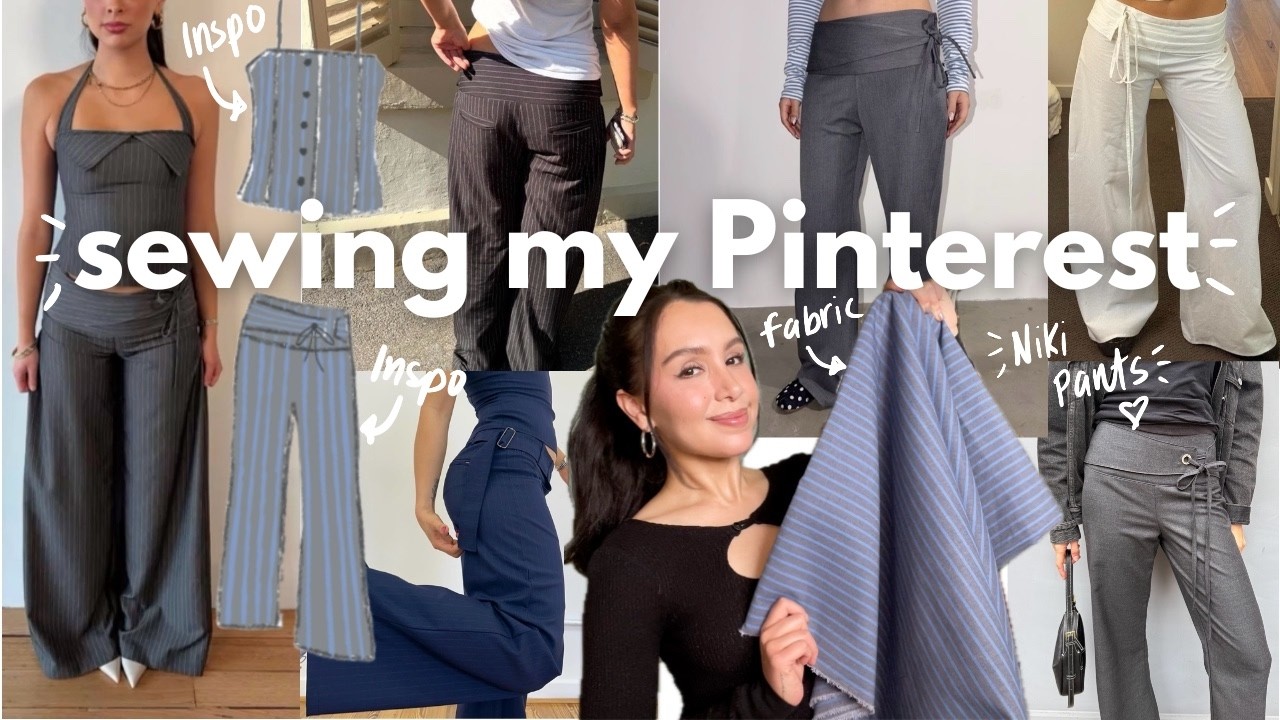 the look for less! sewing my expensive pinterest board on a budget Pt.1 ...