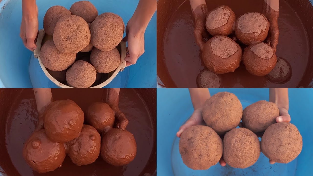 New:Pure Reddirt 90+balls Smashing || Dipping Smashing || Relaxing and ...