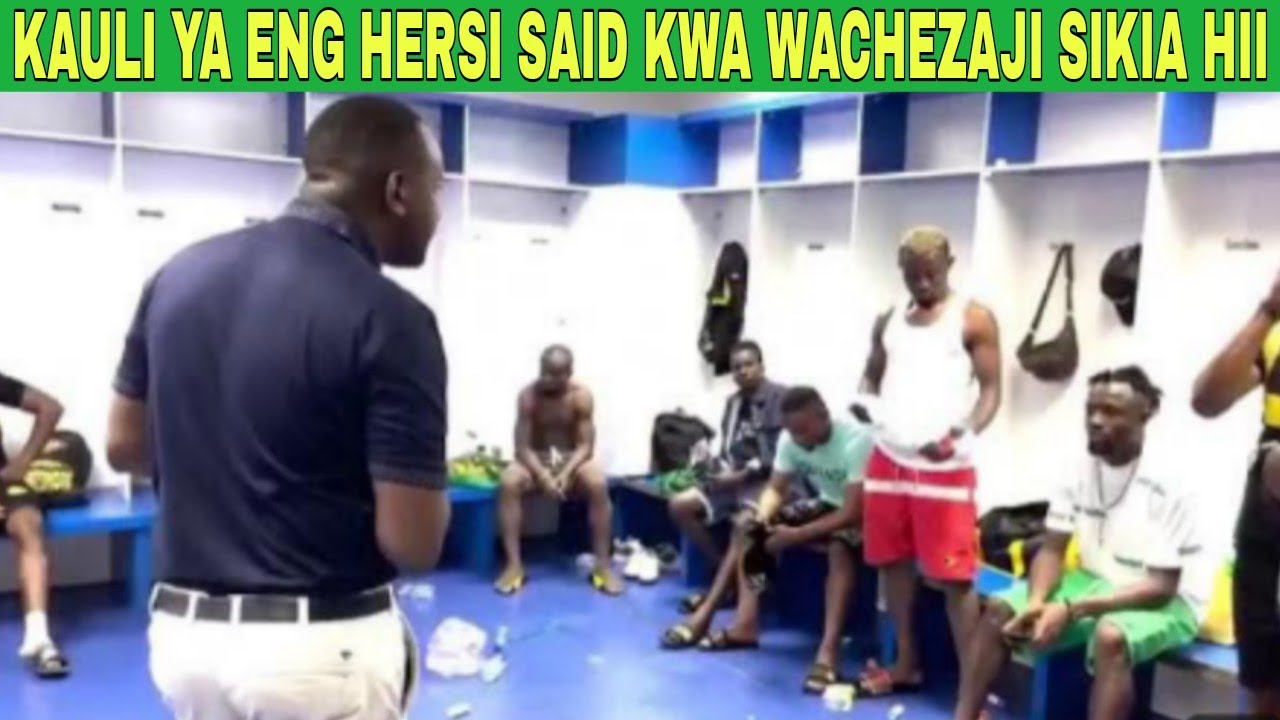 KAULI HII YA RAISI WA YANGA HERSI SAID/NDO ILIYOMPA NGUVU MAYELE SIKIA ...