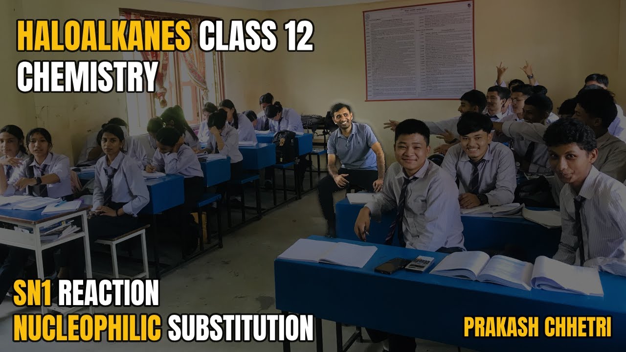 SN1 Reaction | Nucleophilic Substitution Reaction | Haloalkanes |Class ...