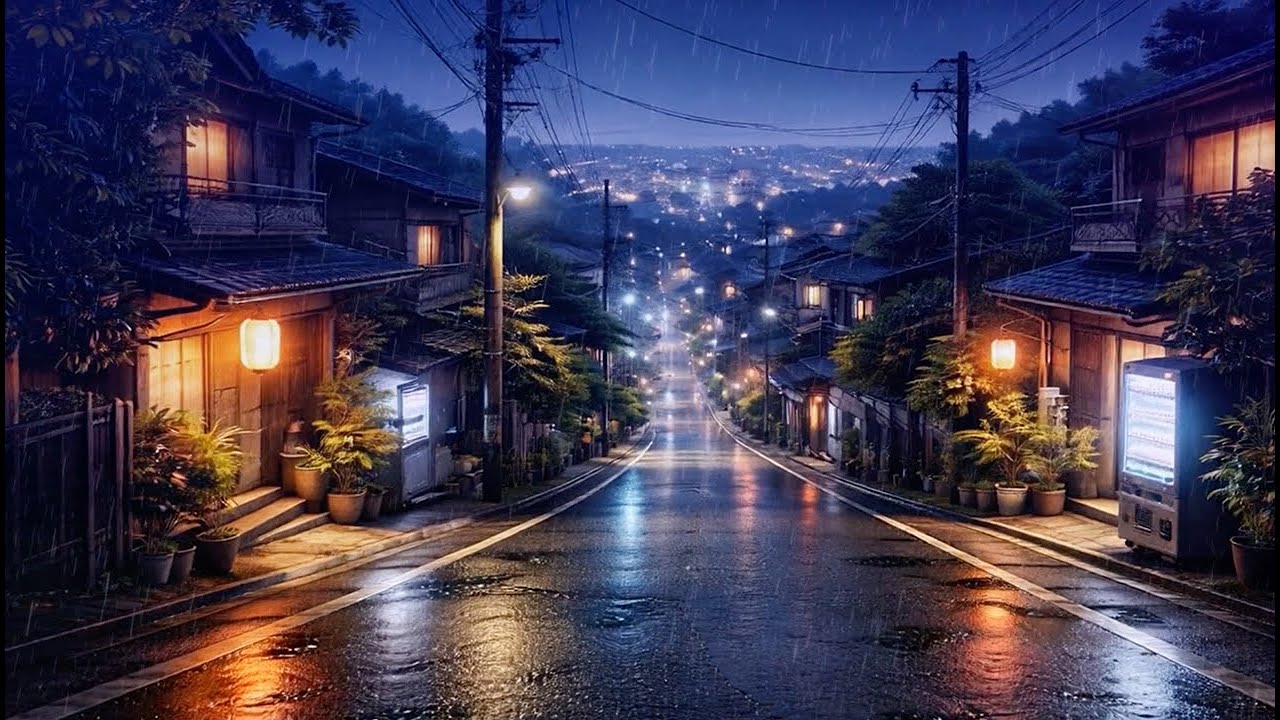 After the Rain - 90 minutes of Lo-Fi & Night Streets - YouTube