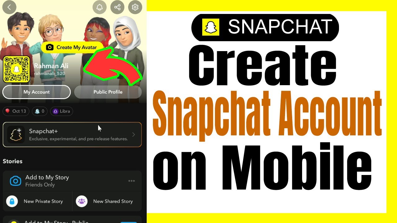 How To Create Snapchat Account on Mobile - YouTube