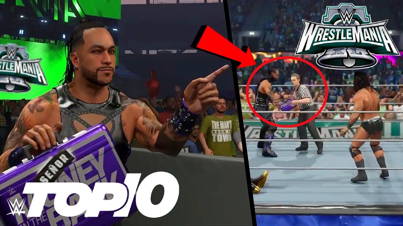 WWE TOP 10 WrestleMania 40 Predictions in WWE 2K23 - YouTube