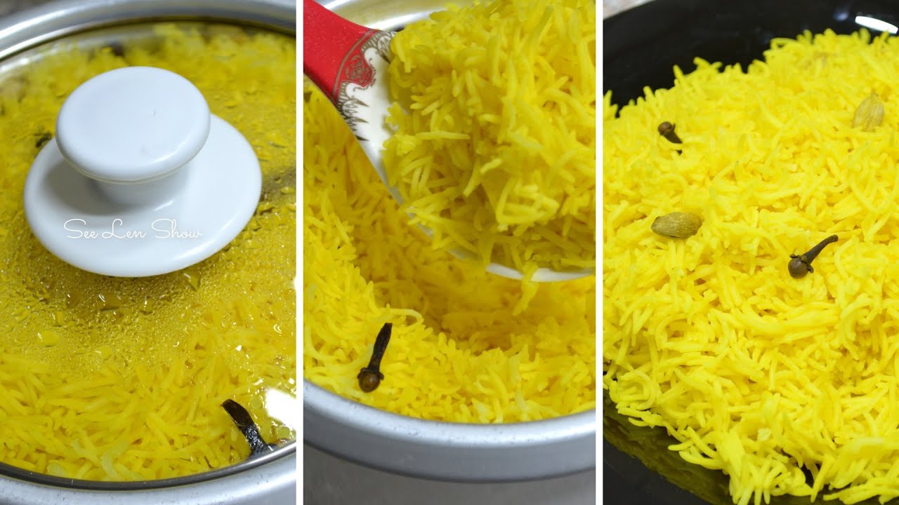 EASY WAY TO COOK YELLOW BASMATI RICE/AROMATIC YELLOW BASMATI RICE ...