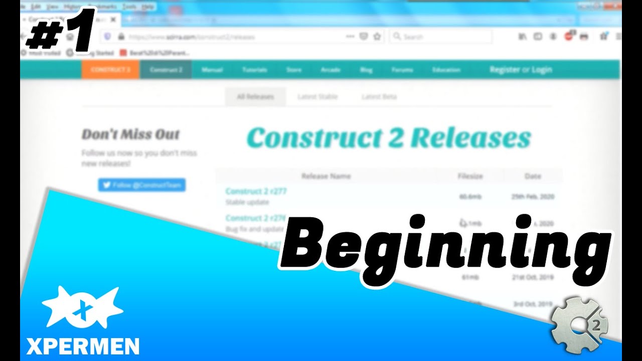 #1 Tutorial Construct 2 Point and Click Game | Beginning - YouTube