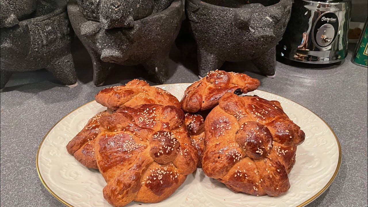 RECETA DE PAN DE MUERTO/ HOJALDRAS DE PASA/ TRADICIÓN MEXICANA ...