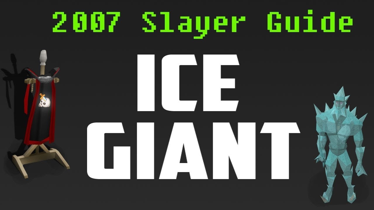 OSRS Ice Giants Slayer Task l Safe Spotting! - YouTube