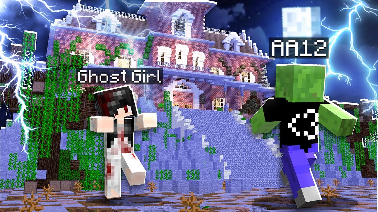 Sneaking Into a Haunted MANSION in Minecraft.. - YouTube