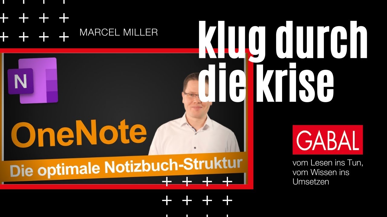 Klug durch die Krise mit Marcel Miller - OneNote - YouTube