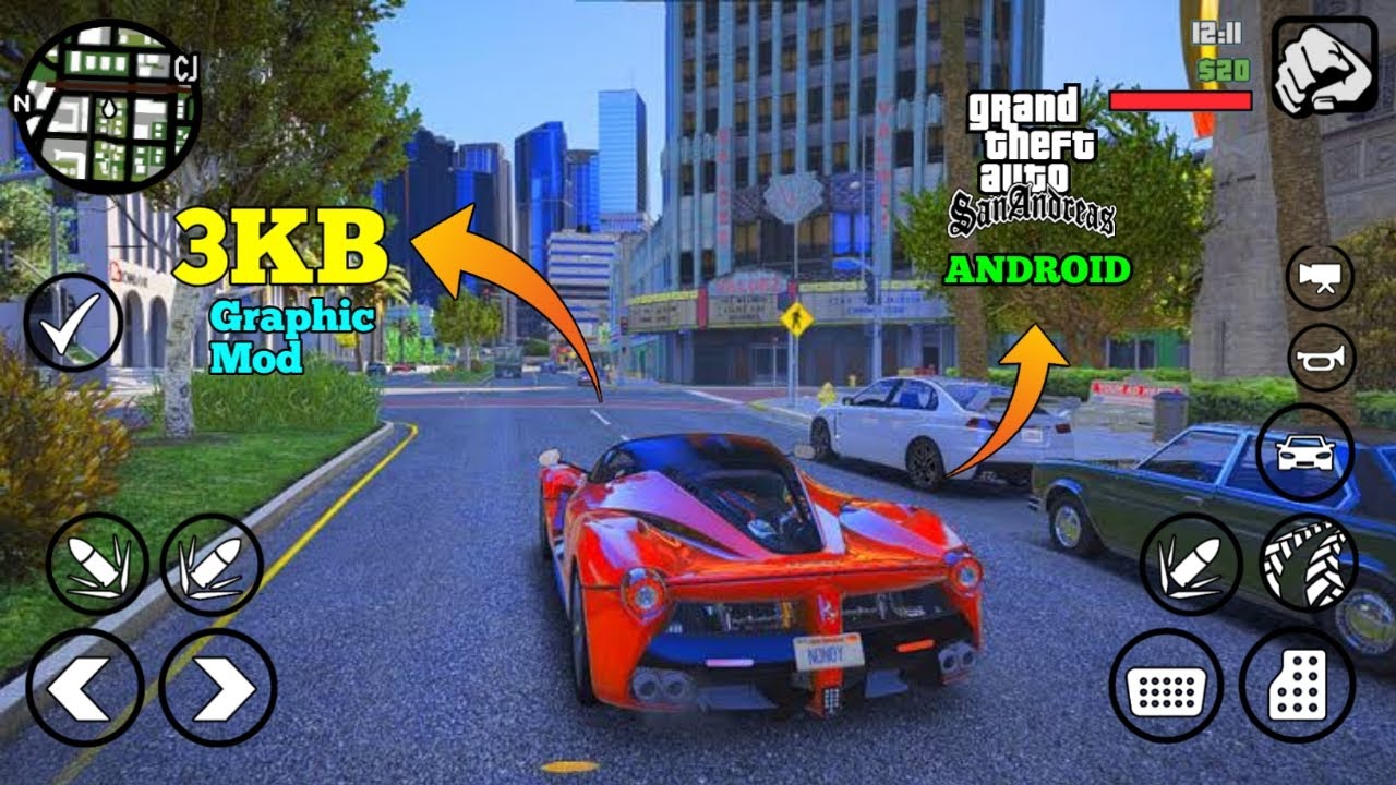 [3Kb]🔥🔥 Only Gtasa Redux ENB Graphics Mod For Android By/ Modding Ok ...