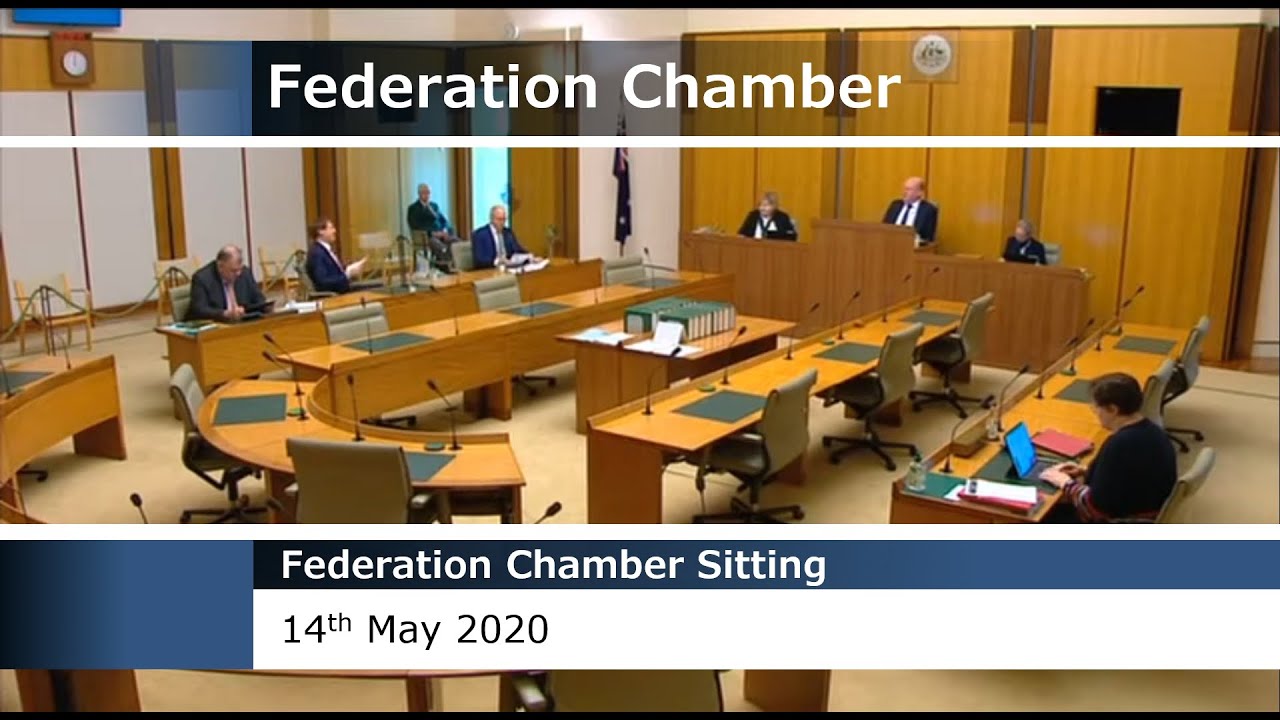 Federation Chamber Sitting - 14 May 2020 - YouTube