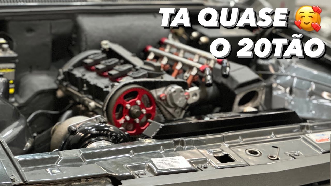 COLOQUEI O MOTOR DO CHEVETTE 20V TURBO NO COFRE AGORA É DEFINITIVO ...