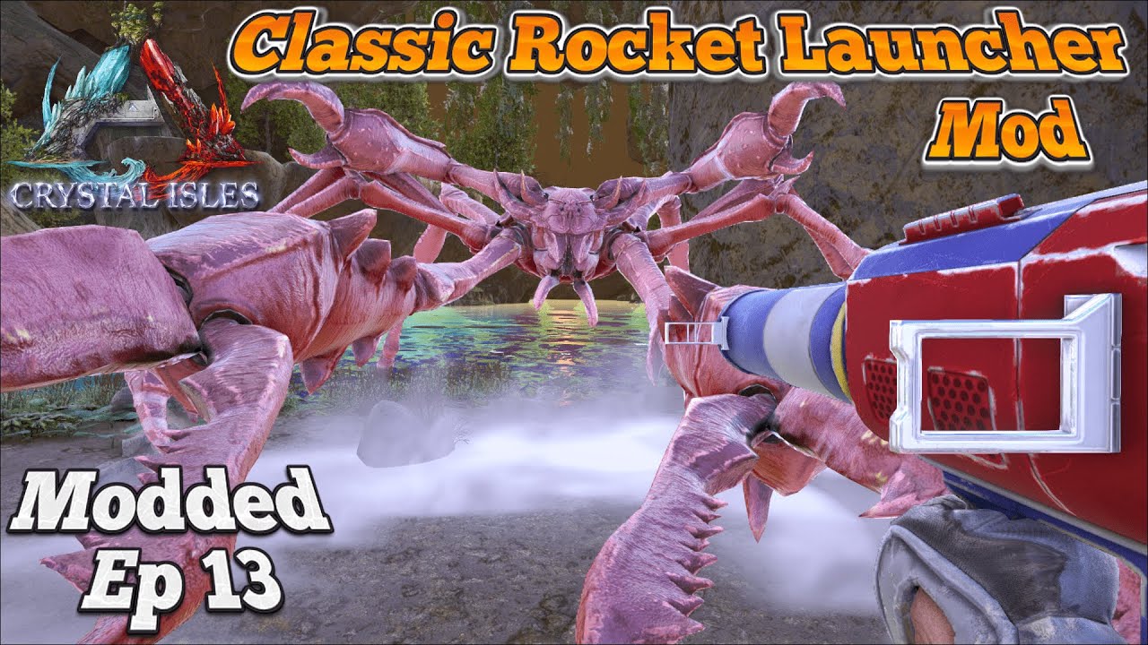 Can A Rocket Launcher And Net Gun Be Used To Tame A Karkinos? | Ark ...