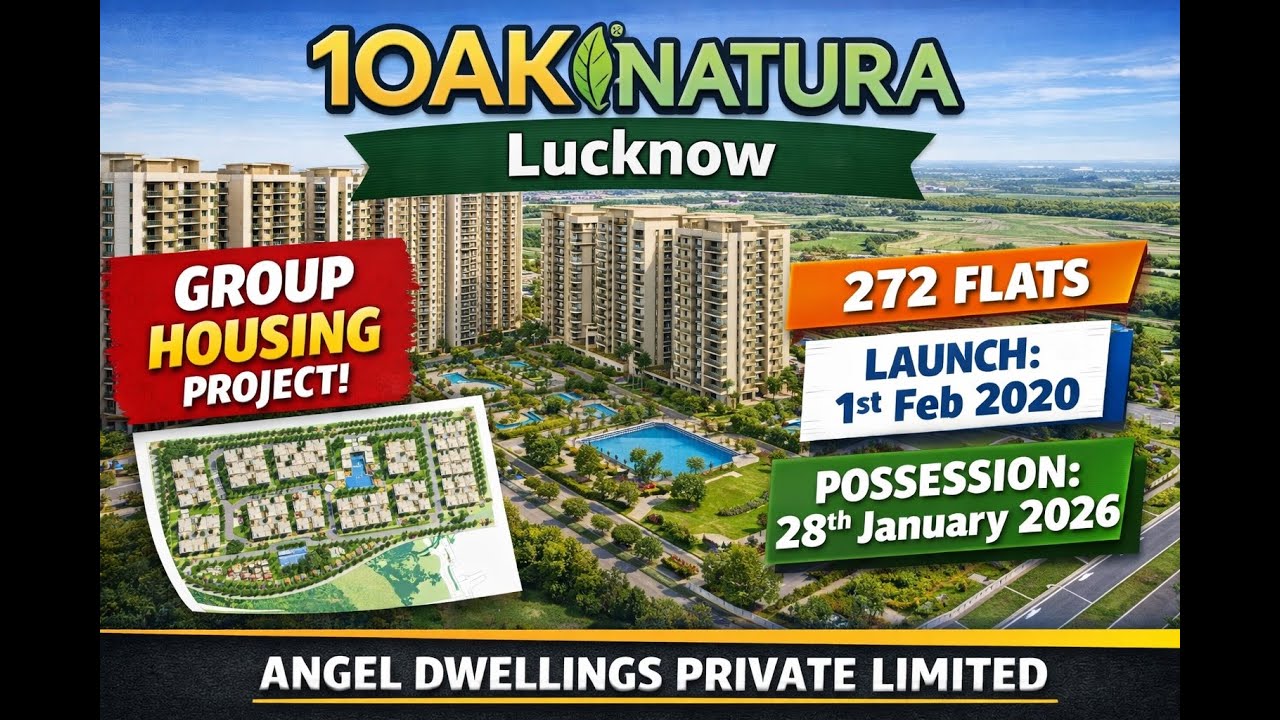 1 OAK NATURA Lucknow ANGEL DWELLINGS PRIVATE LIMITED - YouTube