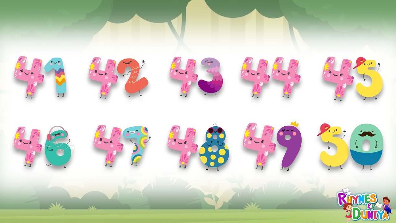 One two three, kids rhymes, 123 Numbers, 1 to 100 counting, learn to ...