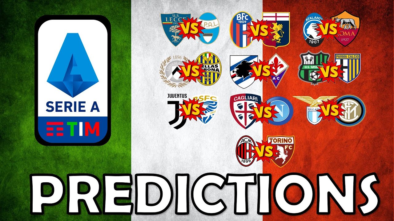My Serie A Predictions Week 24 - YouTube