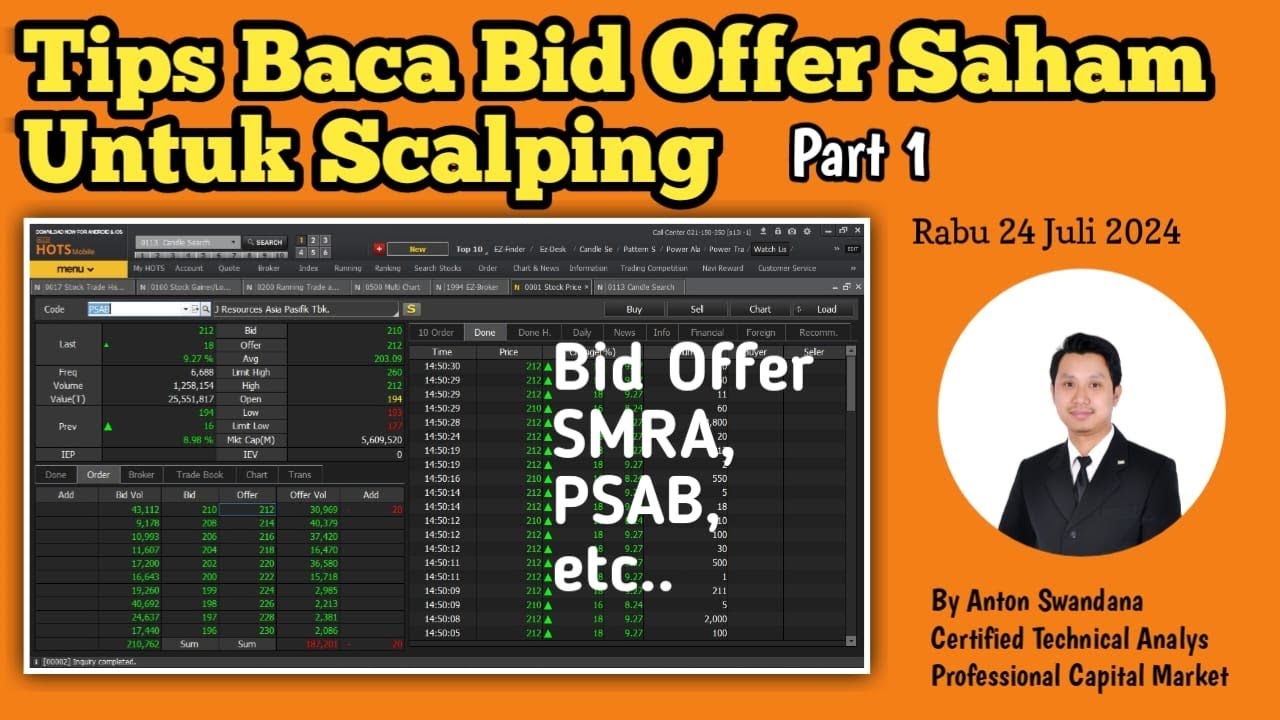 Tips Baca Bid Offer Saham Untuk Scalping Part1 | Tips Baca Bandarmology ...