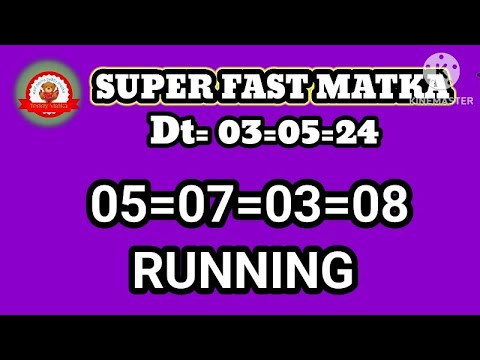 Superfast sata matka/Superfast single Judi/ Superfast Otc - YouTube