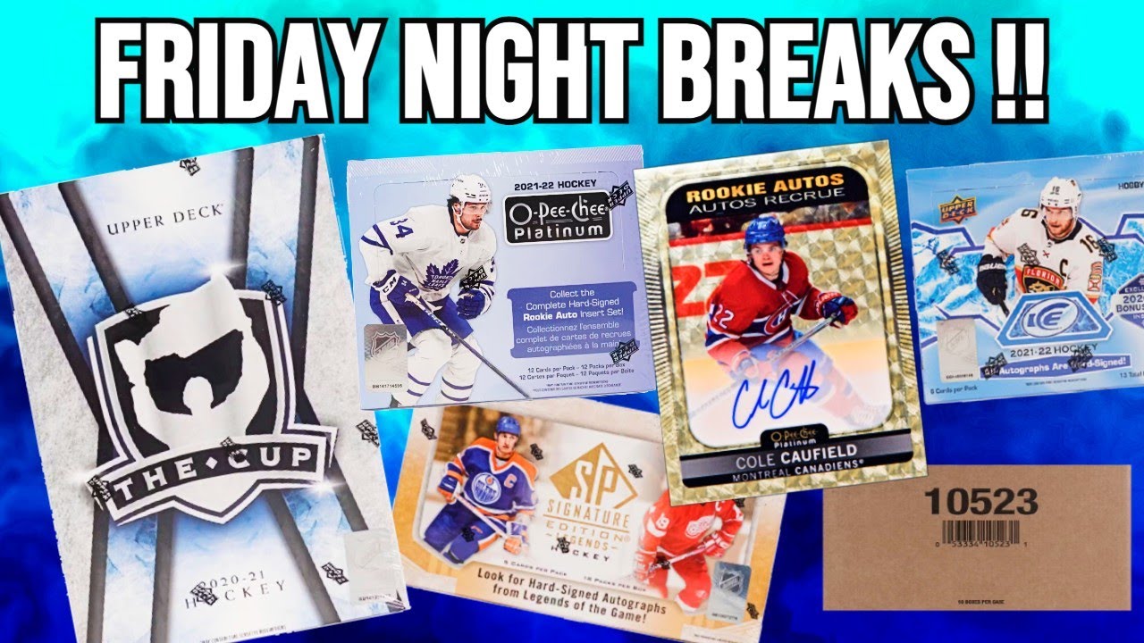 Massive Friday Night Hockey Breaks !! - CUP CASE , SPA & STATURE ...