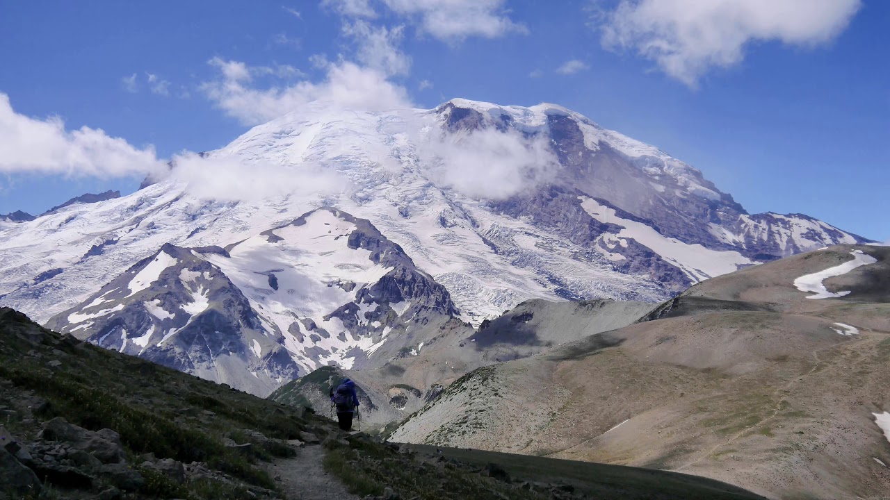 Burroughs Mountain, Mt. Rainier, Summer '18 - YouTube