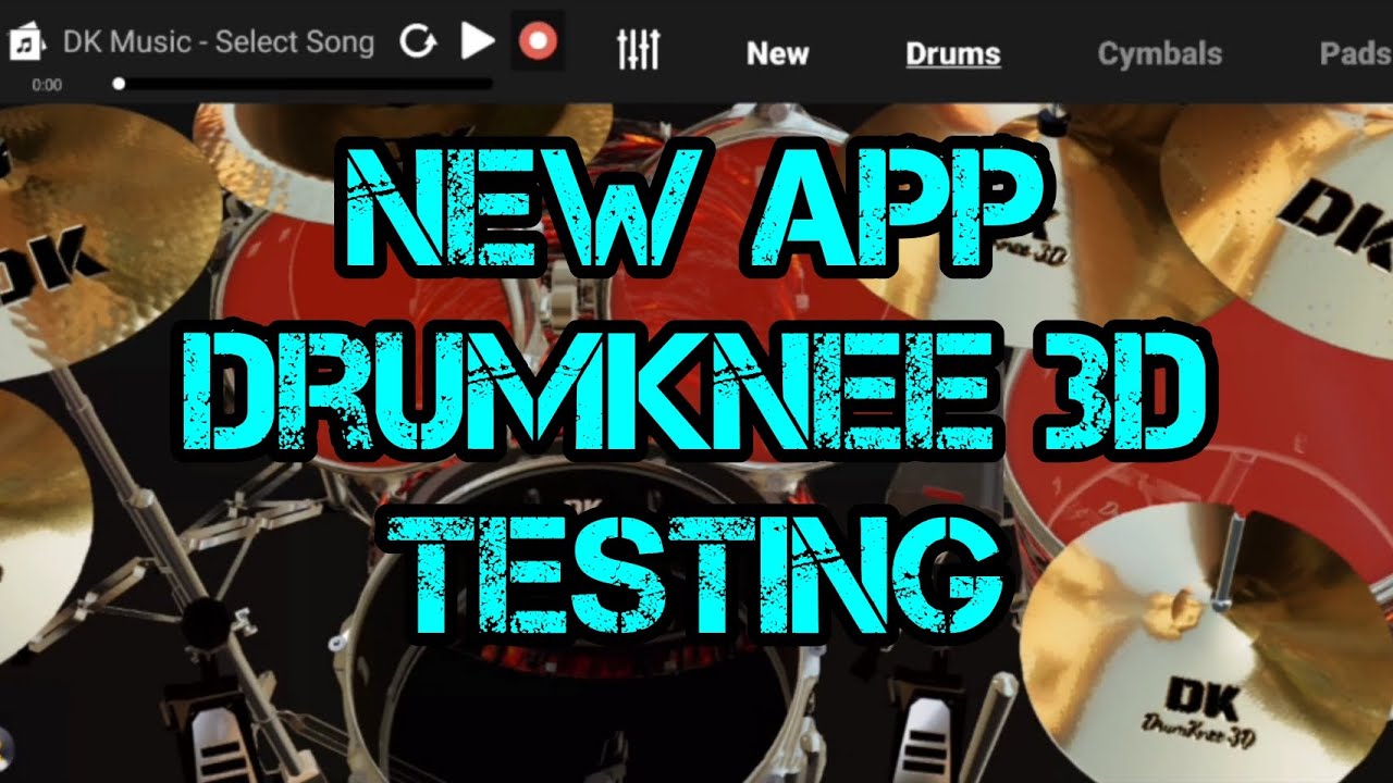 Drumknee 3d | New app | Testing - YouTube