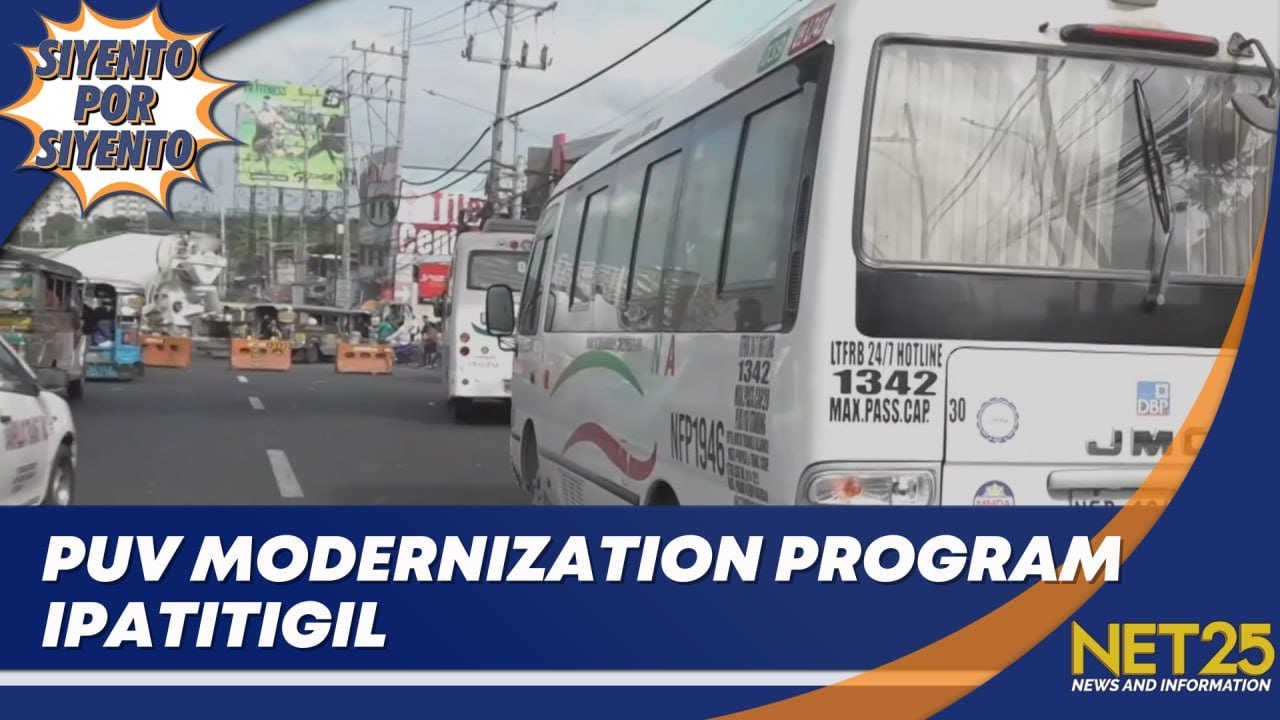 PUV MODERNIZATION PROGRAM, SUSUSPENDIHIN NG DOTr - YouTube