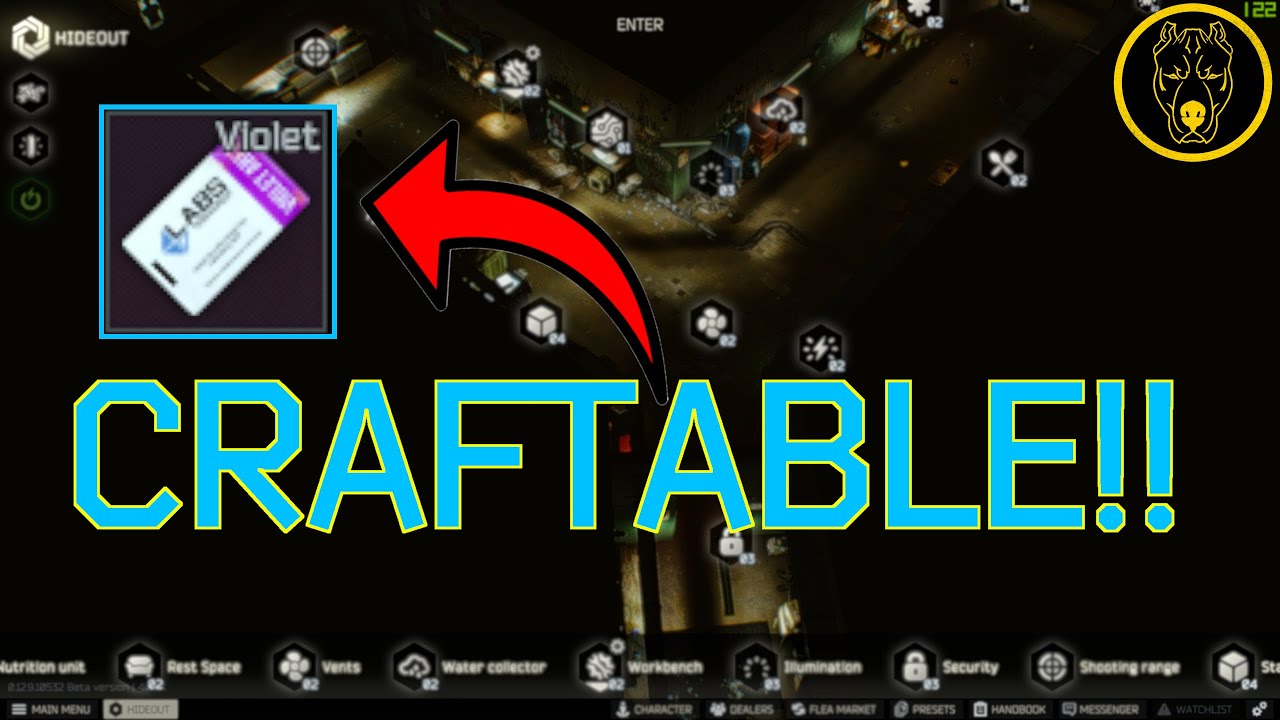 VIOLET KEYCARD CRAFTABLE!! Huge crafting update! - Escape From Tarkov ...