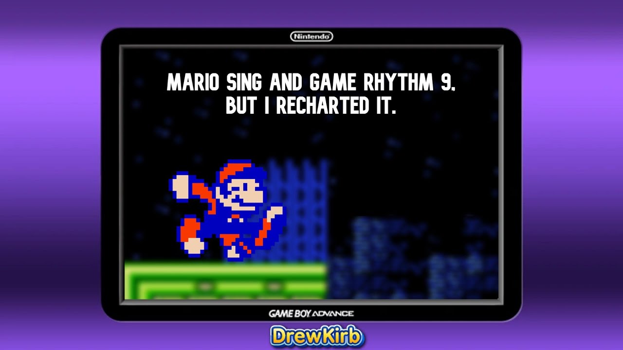 Mario Sing and Game Rhythm 9, but I recharted it. - YouTube