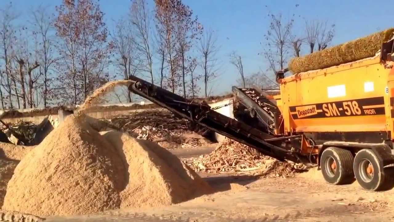 Vaglio rotante rotativo 518 doppstadt - YouTube