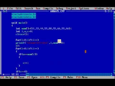 Write a program in c to sort an unsorted array using bubble sort method? - YouTube