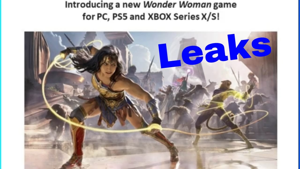 New Wonder Woman game concept art leaks for PS5 Xbox series X/S and pc ...