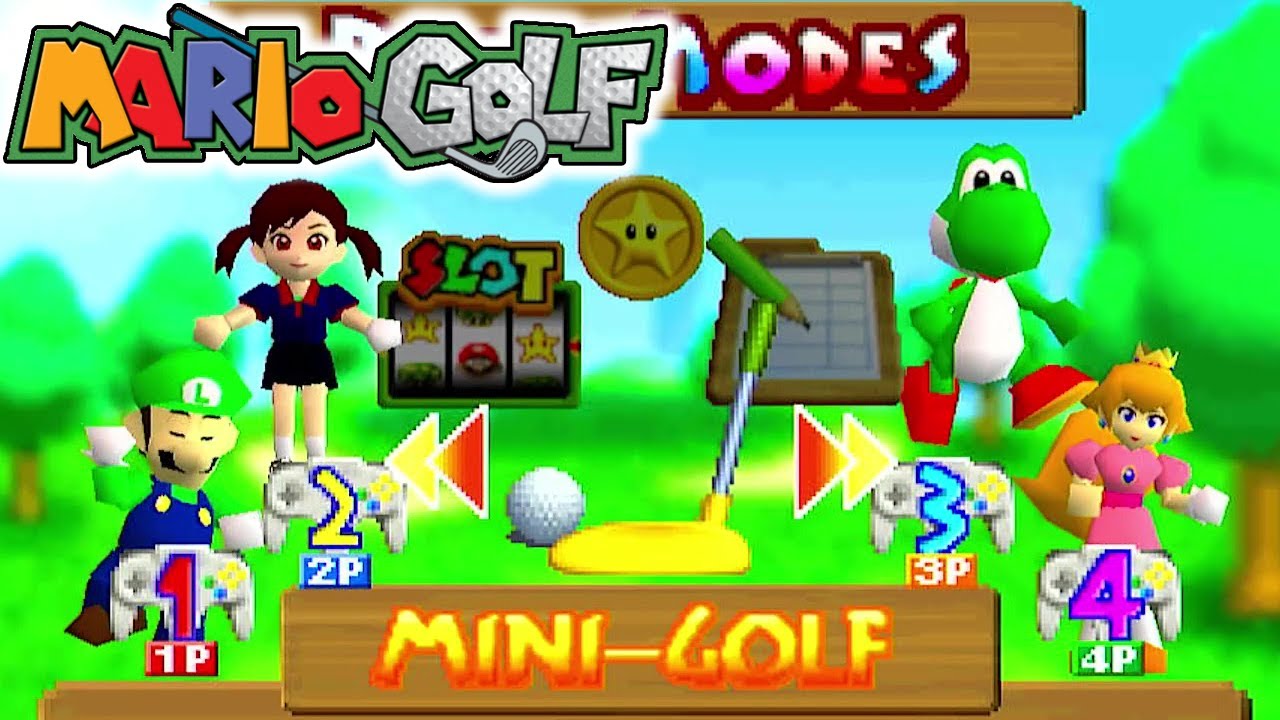 Mario Golf N64 Online Expansion - Mini Golf: Luigi's Garden (18 Holes ...