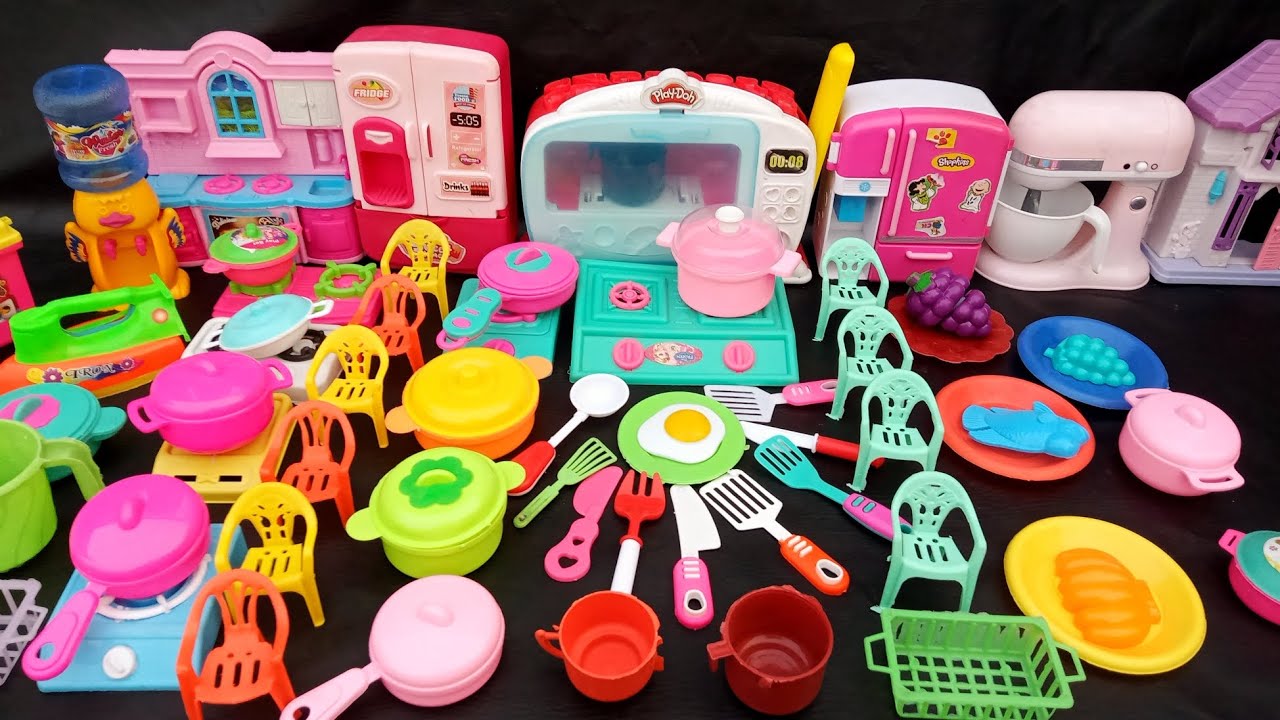 2.53 Minutes Satisfying Unboxing Hello Kitty Modern Kitchen Set |ASMR ...