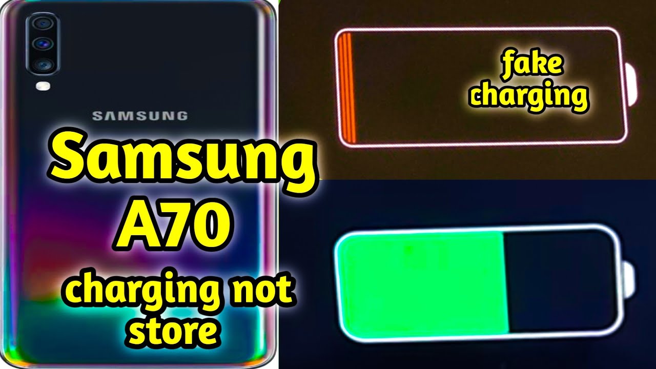samsung a70 charging not working || samsung a70 charging not store ...