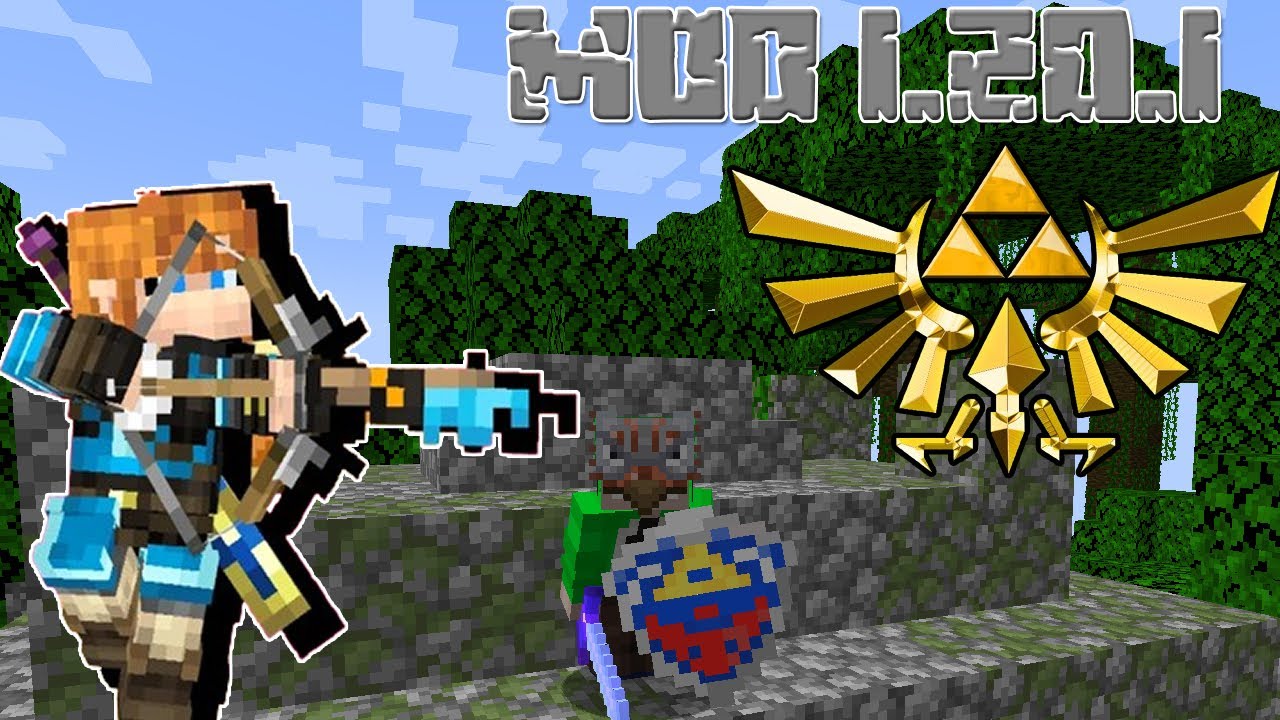 The legend of Zelda en Minecraft | Minecraft mod 1.20.1 | Legendary ...