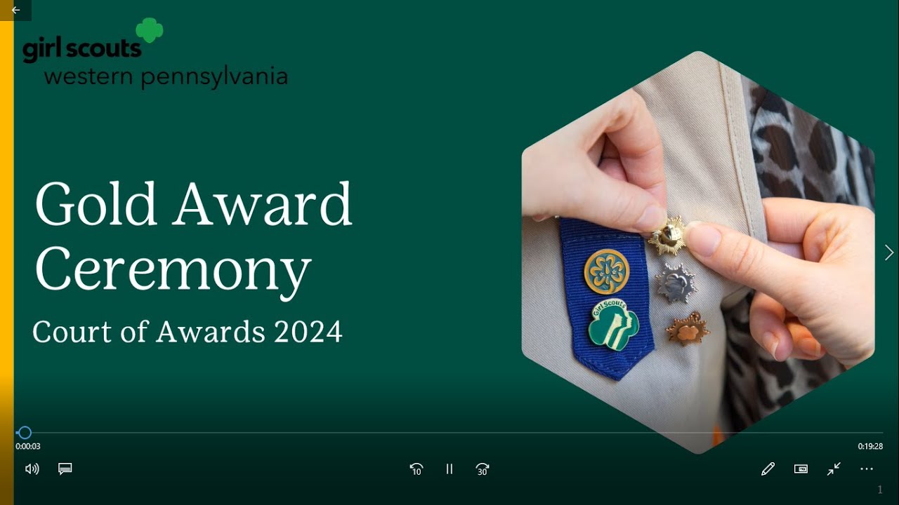 2024 Gold Award Girl Scouts - YouTube