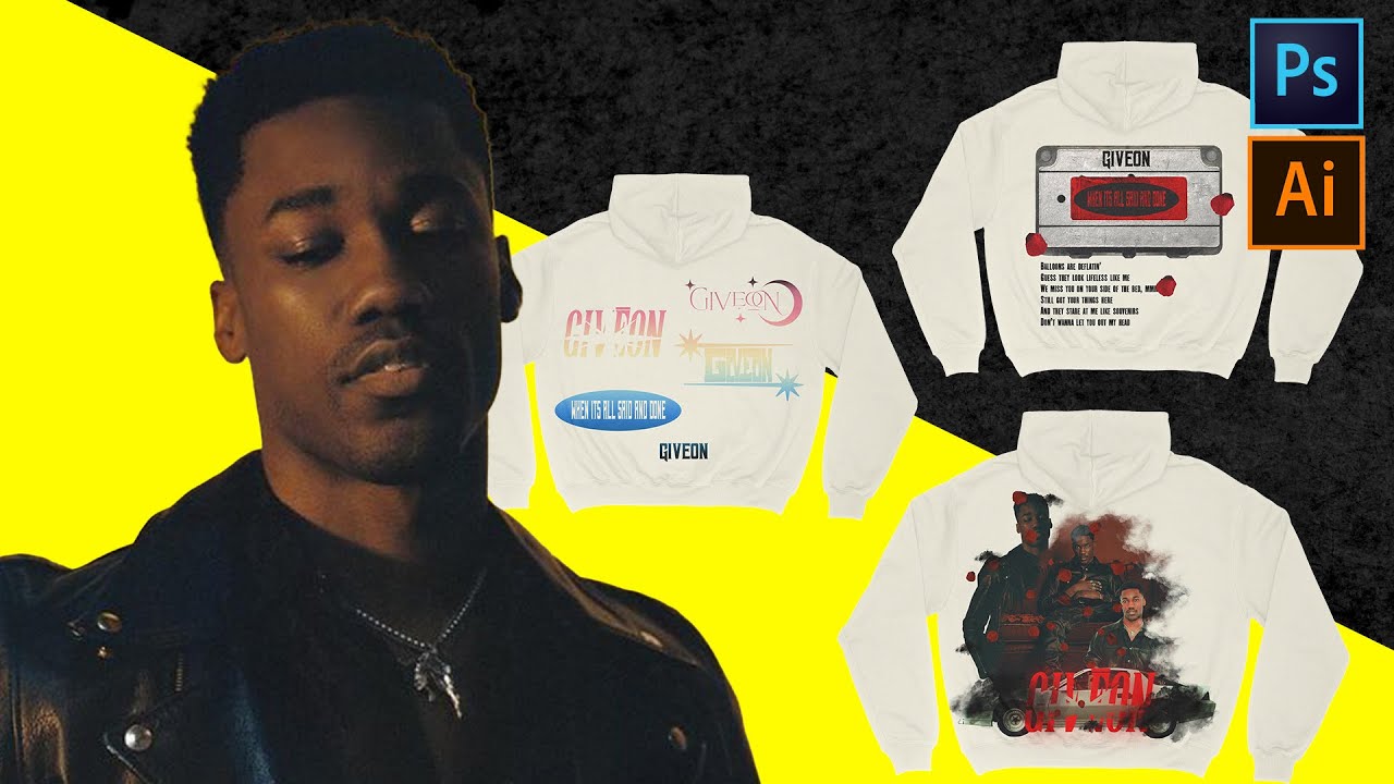 DESIGNING MERCH FOR GIVEON 2021- STREETWEAR DESIGN - YouTube