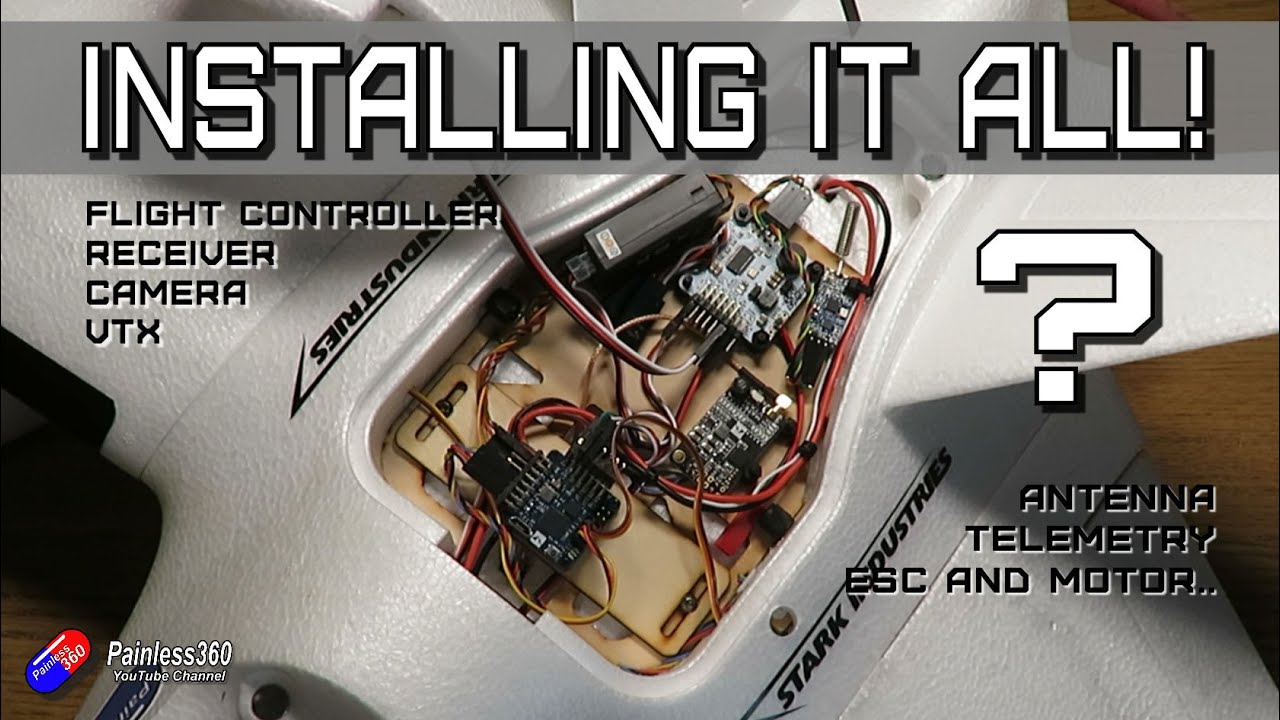 How do I install all the electronics into a fixed wing model ...